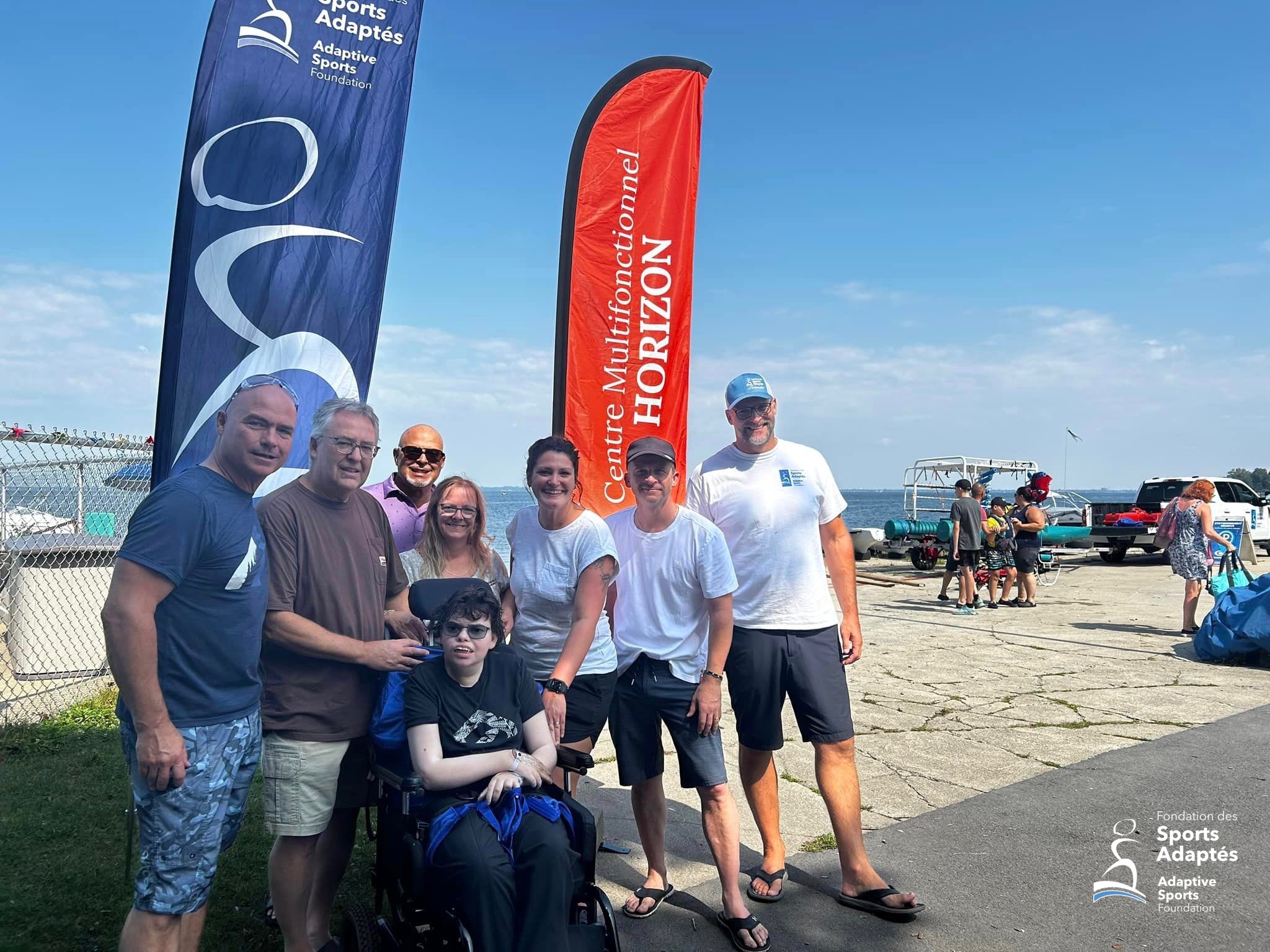 Activité de ski nautique adapté avec la Fondation des Sports Adaptés ...